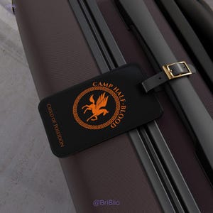 Percy Jackson Camp Half-blood Personalized Luggage Tag | Percy Jackson ...