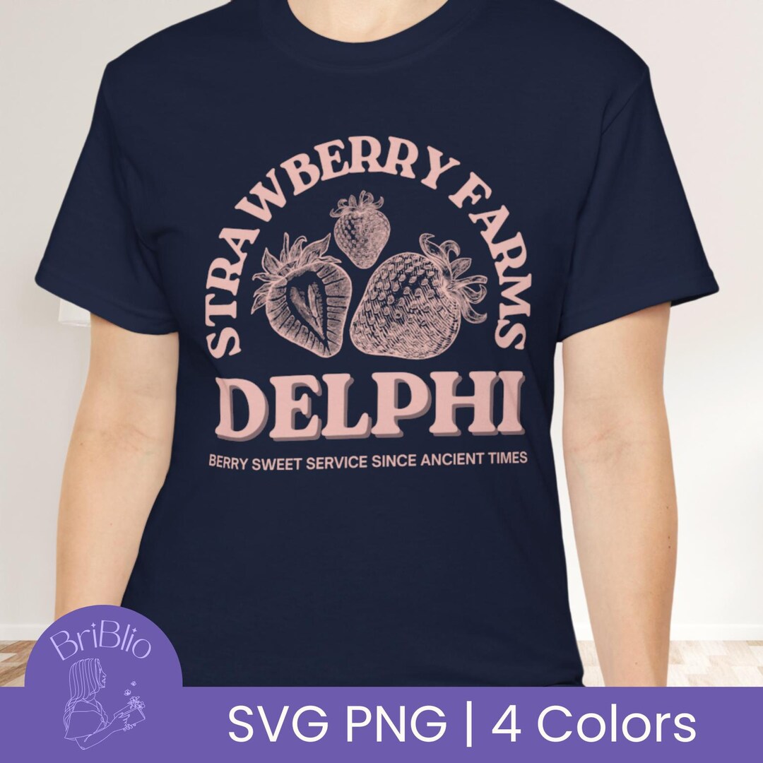 Percy Jackson Delphi Strawberry SVG PNG Bundle: Camp Half Blood Design ...