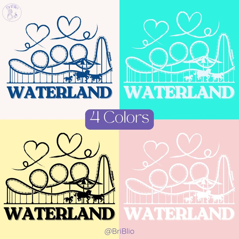 Percy Jackson Waterland Ride SVG PNG Bundle: Camp Half-blood Digital ...