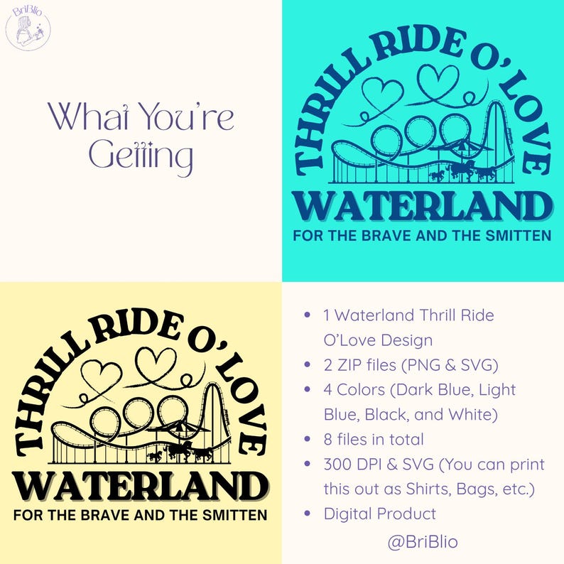 Percy Jackson Waterland Ride SVG PNG Bundle: Camp Half Blood Design ...