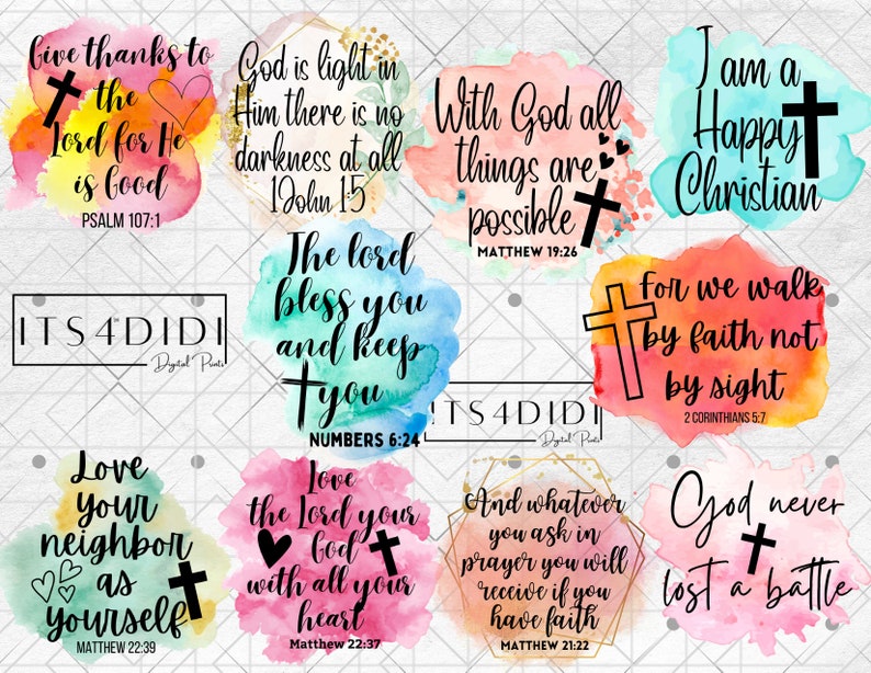 Christian Bundle Png, Bible Png, Religious Png, Christian Designs ...