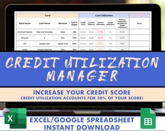 Simple Excel Spreadsheet - Etsy