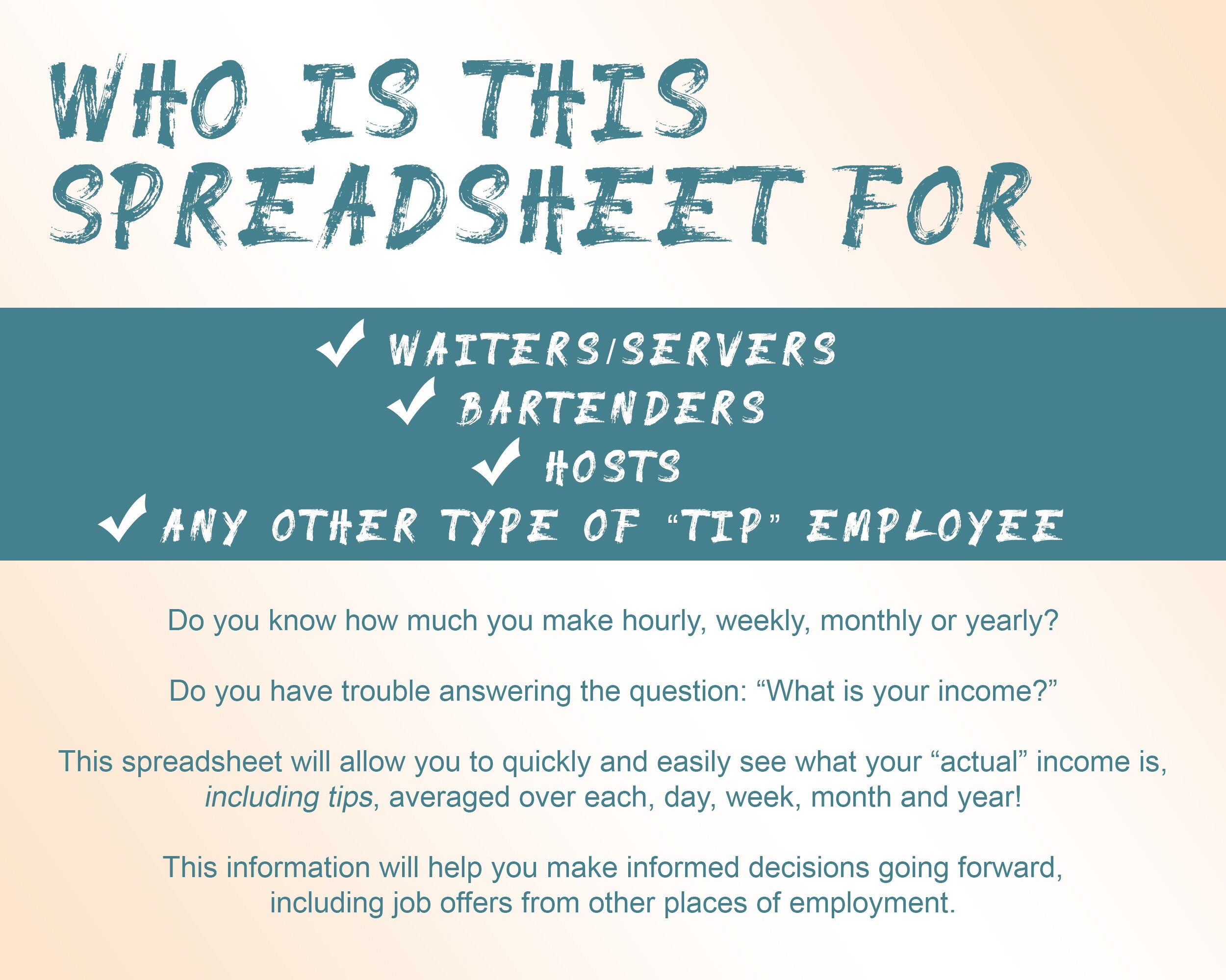 Tip Income Tracker Spreadsheet 2025 | Google Sheets Template | Tip Log ...