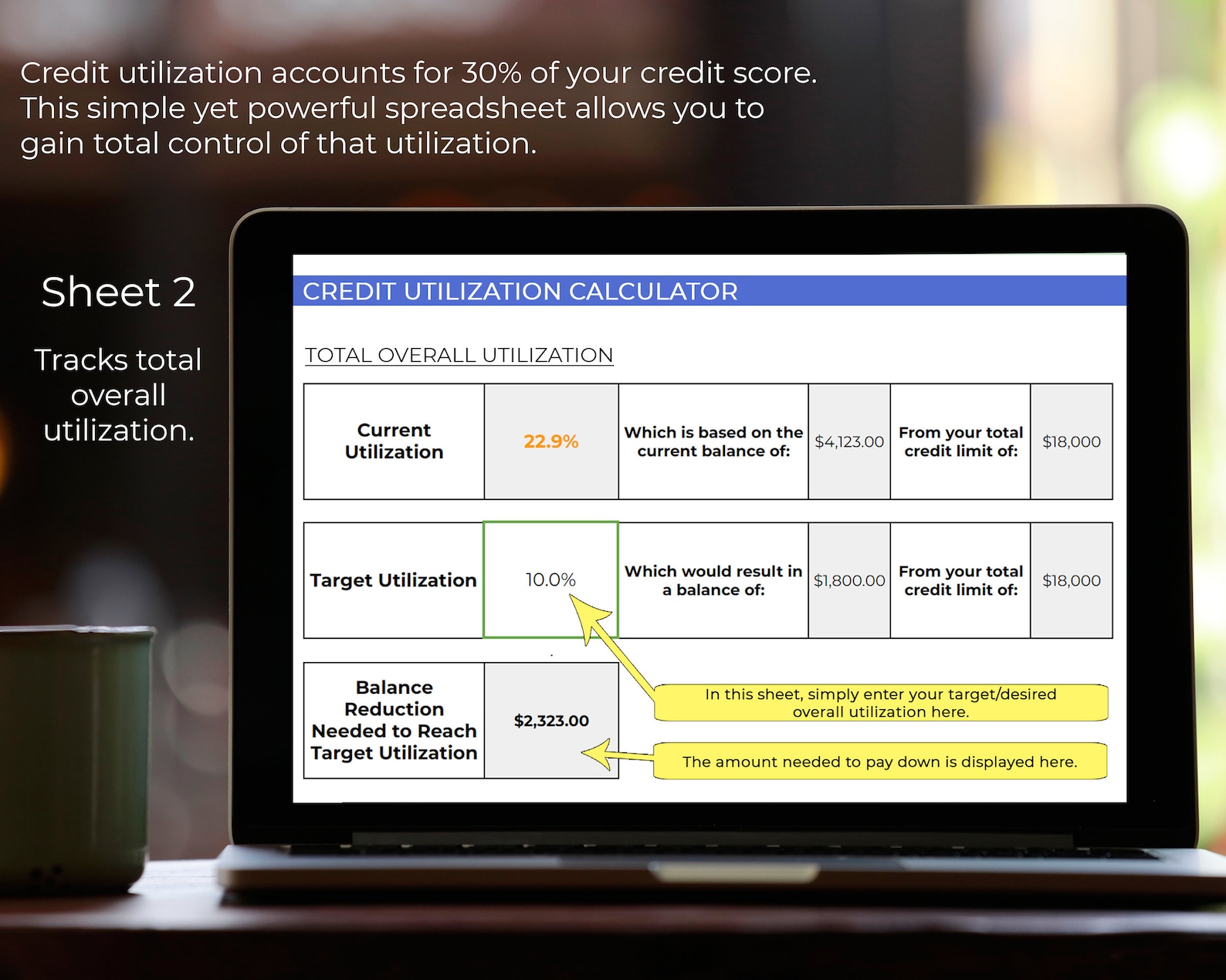 Credit Utilization Calculator | Track Credit Cards With Simple ...