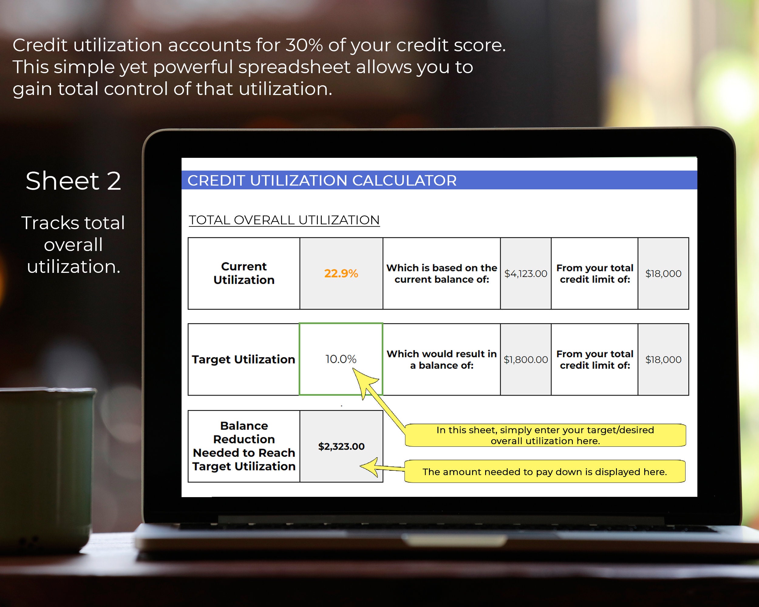 Credit Utilization Calculator | Track Credit Cards With Simple ...