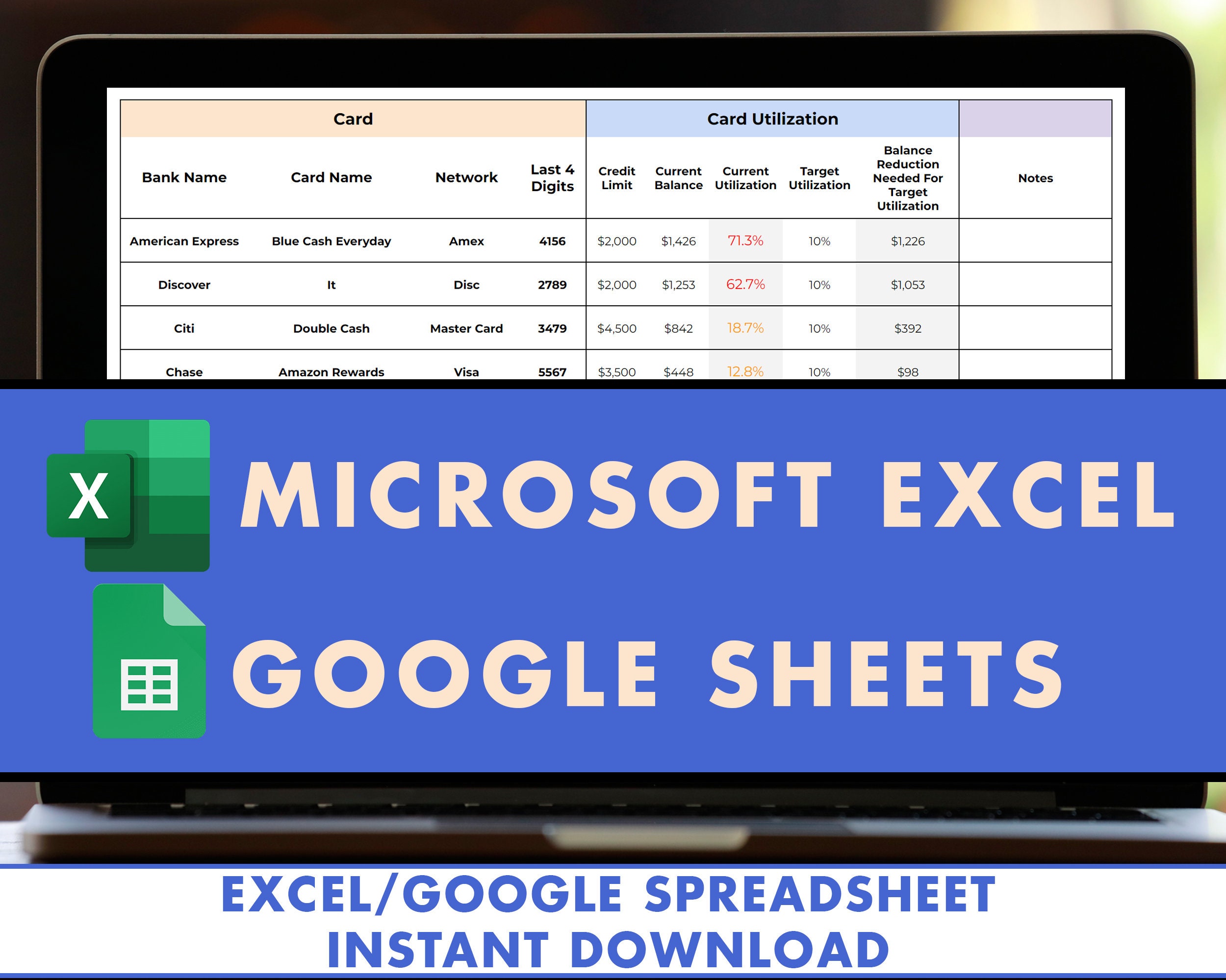 Credit Utilization Calculator | Track Credit Cards With Simple ...