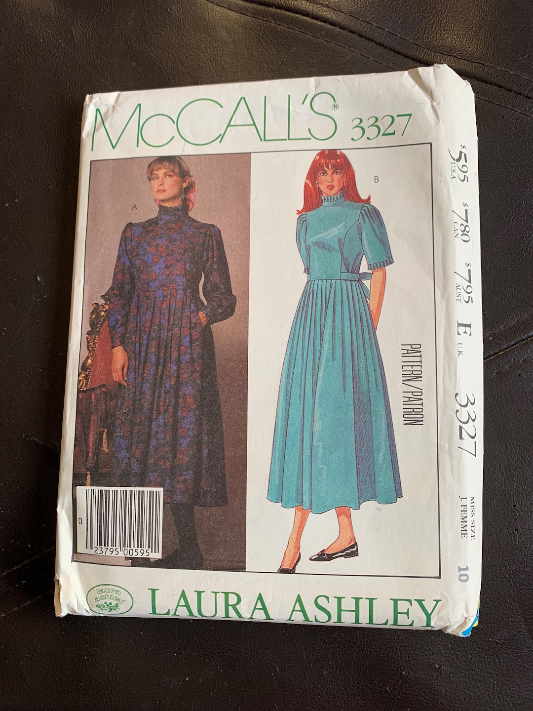 UNCUT Mccalls Laura Ashley 3327 Size 10 - Etsy