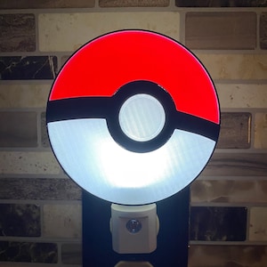 Pokémon Pokeball Automatic Light Sensing Night Light - Etsy
