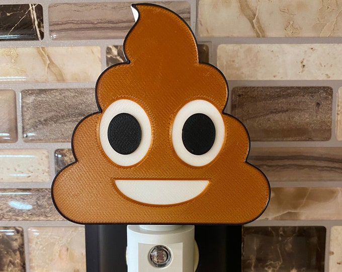 Poo Emoji Night Light Poop Emoji LED Nightlight Pile of Poo Emoji Light ...