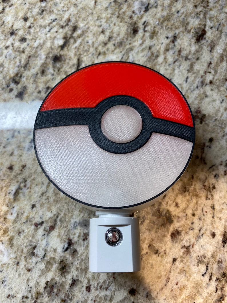 Pokémon Pokeball Automatic Light Sensing Night Light - Etsy