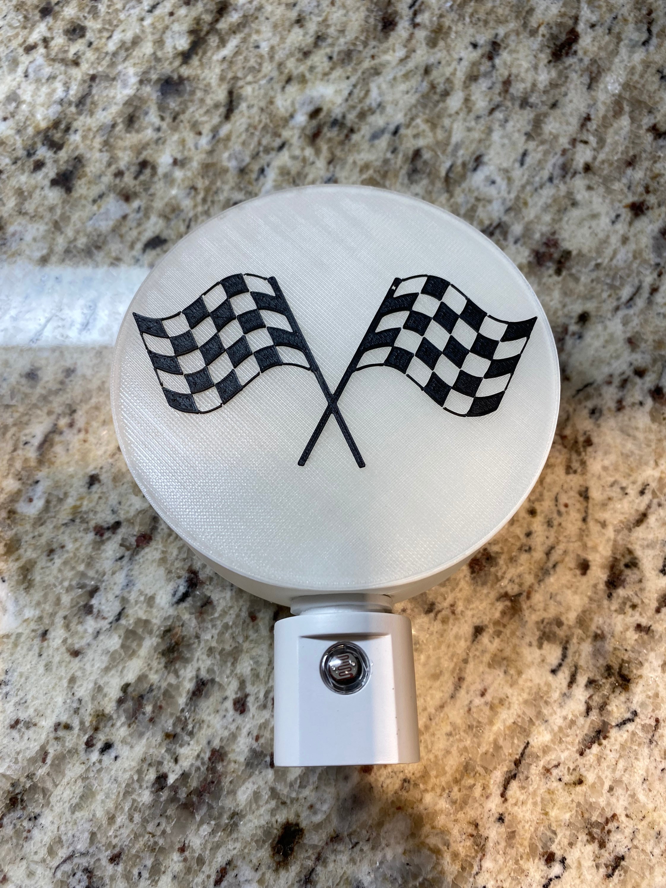 Checkered Flags Automatic Light Sensing Night Light - Etsy