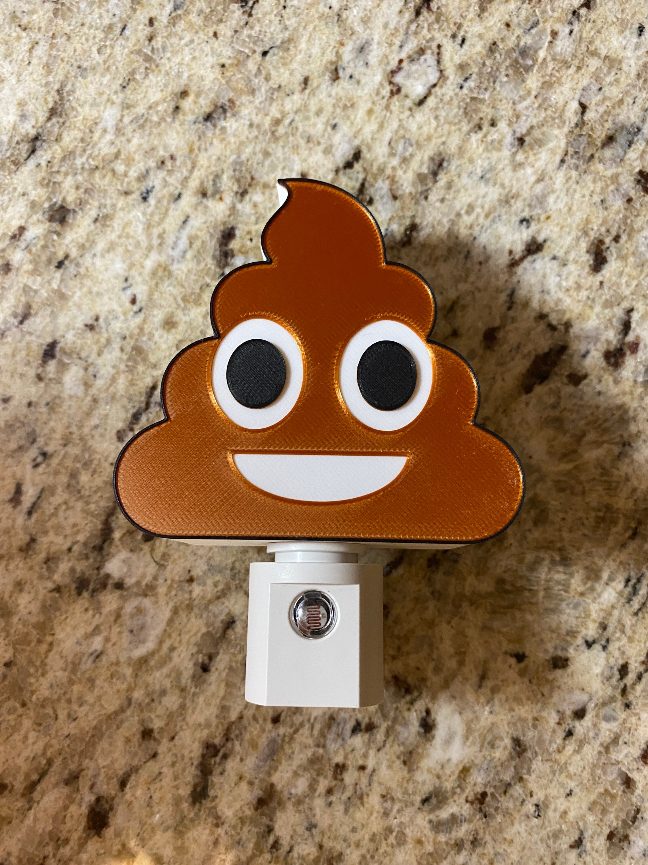 Poop Emoji Smiley Face Automatic Light Sensing Night Light - Etsy