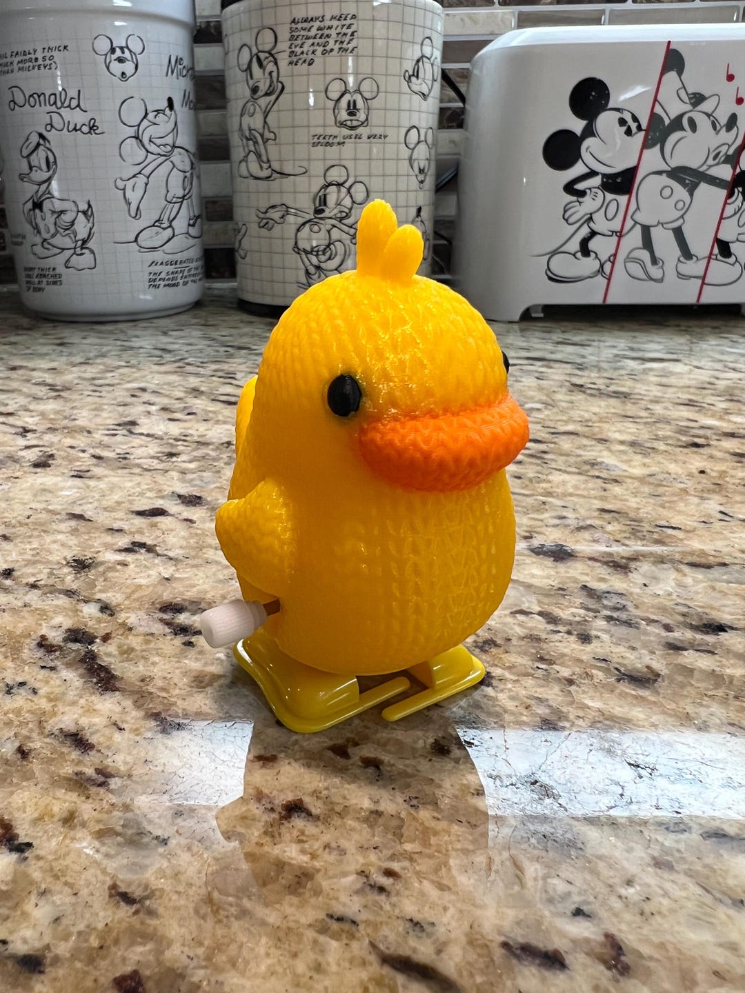 3D Printed Wind up Walking Toy Duck - Etsy