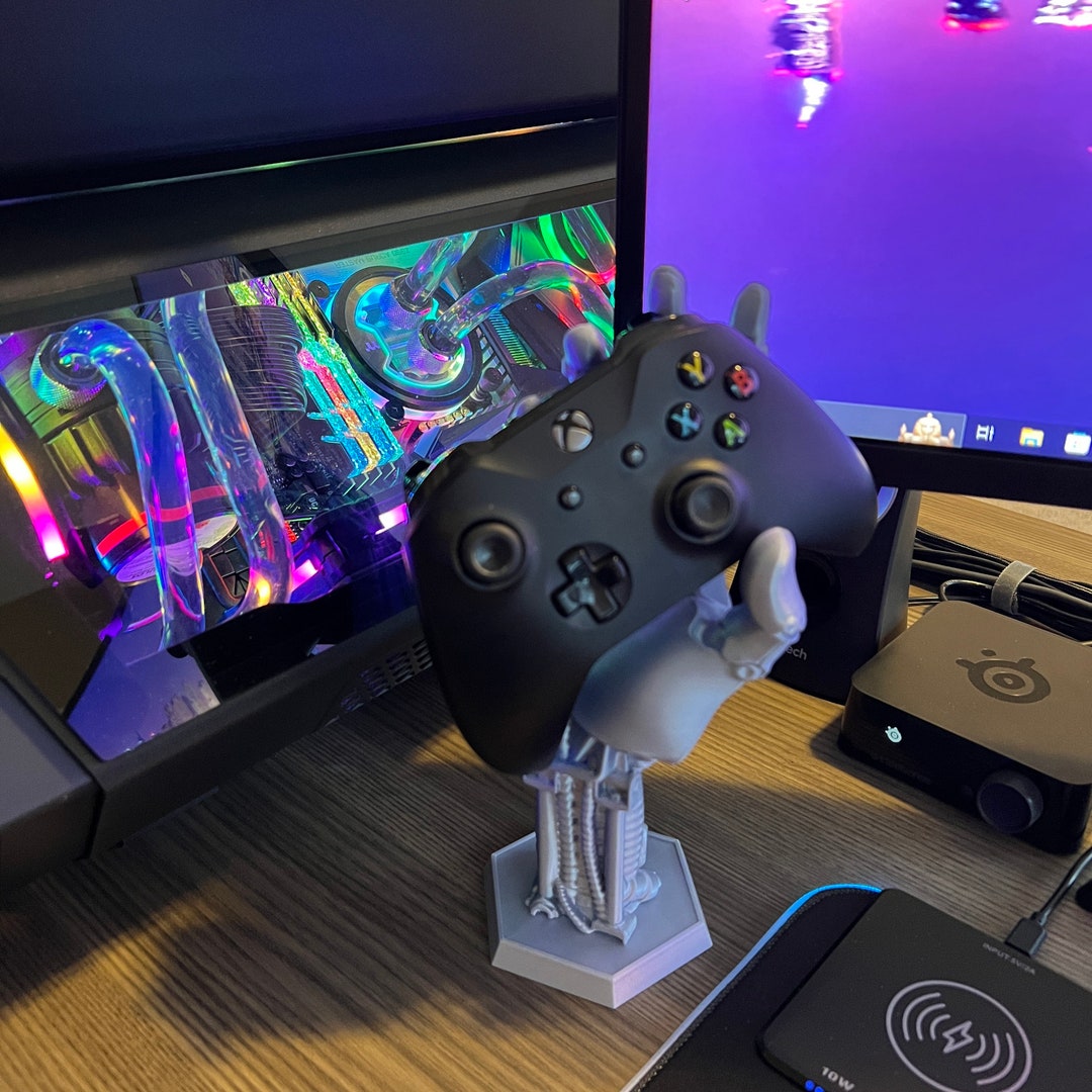 3D Printed Bionic Hand Desktop Controller Stand - Etsy