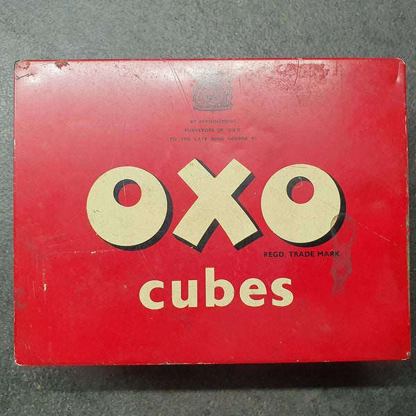 Oxo Cubes Tin - Etsy