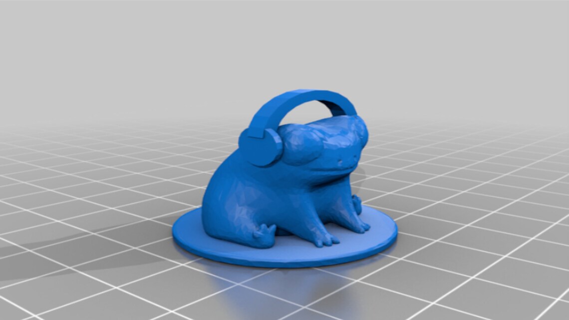 Fred the Frog Vibing 3d Print - Etsy