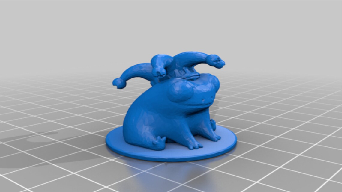 Fred the Frog Jester 3d Print - Etsy