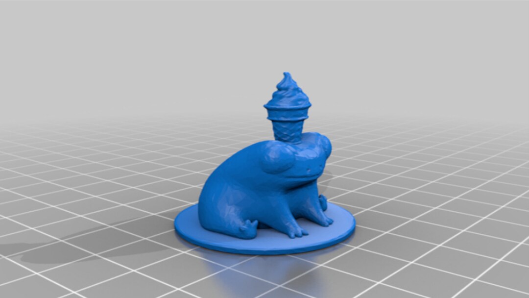 Fred the Frog Ice Cream 3d Print - Etsy