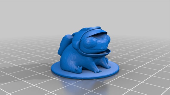 Fred the Frog Astronaut 3d Print | Etsy Fred the Frog Astronaut 3d Print | Etsy