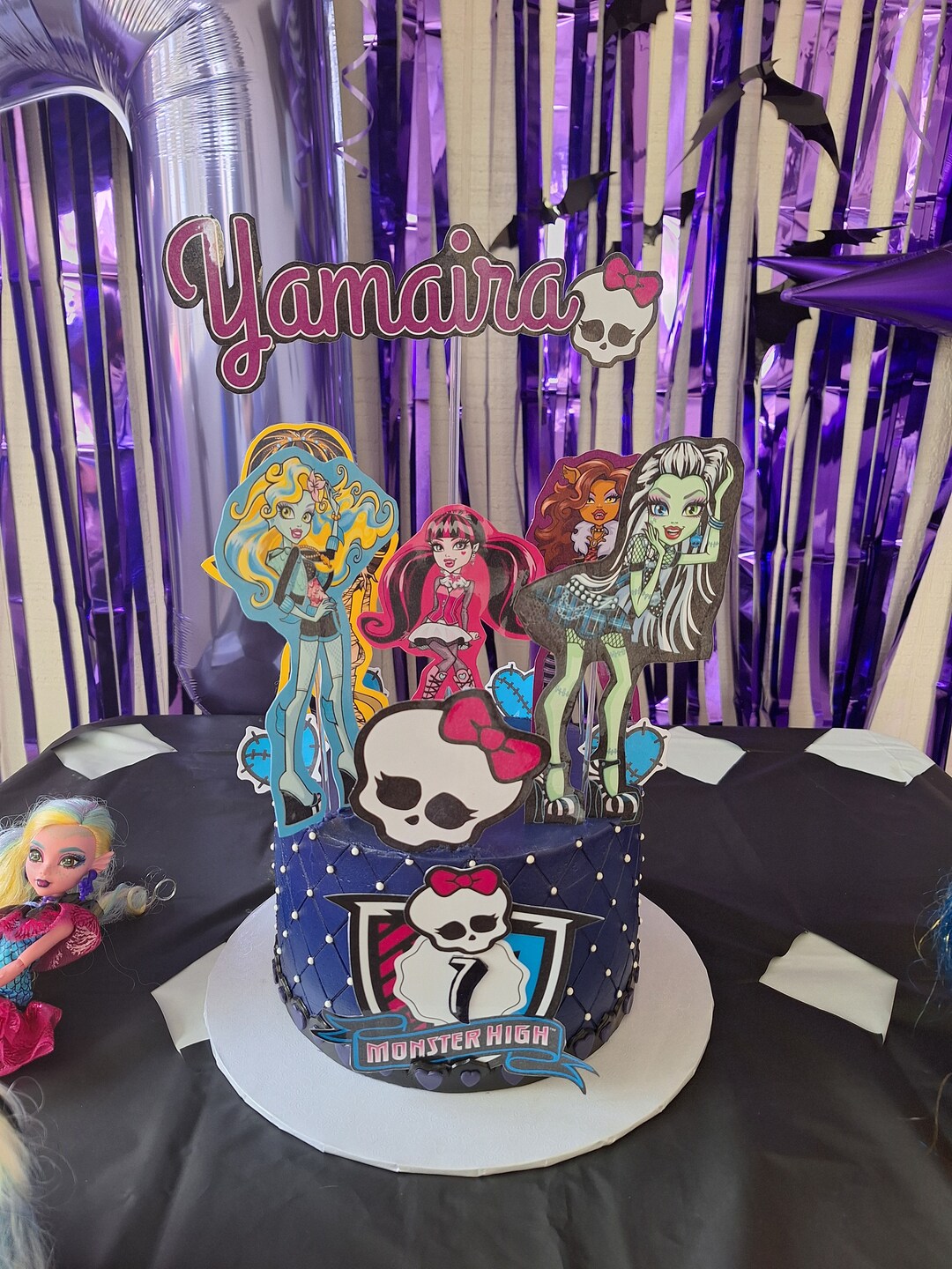 Monster High Cake Topper - Etsy