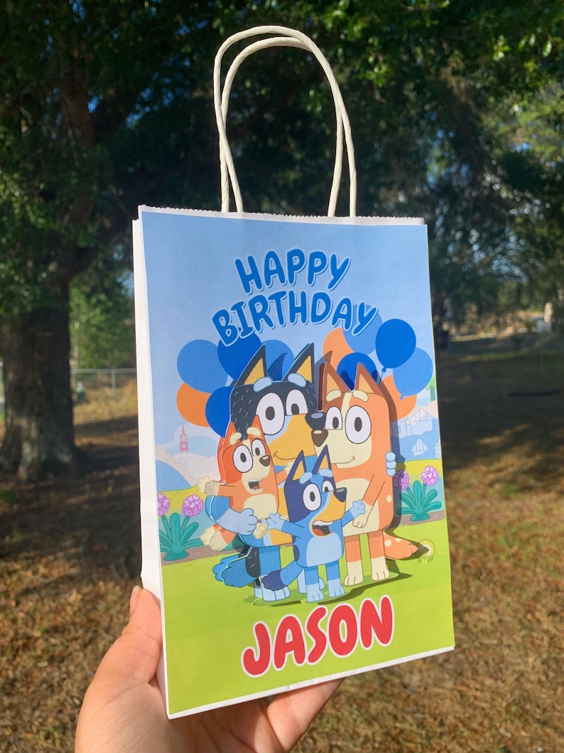 Bluey Favor Bags - Etsy