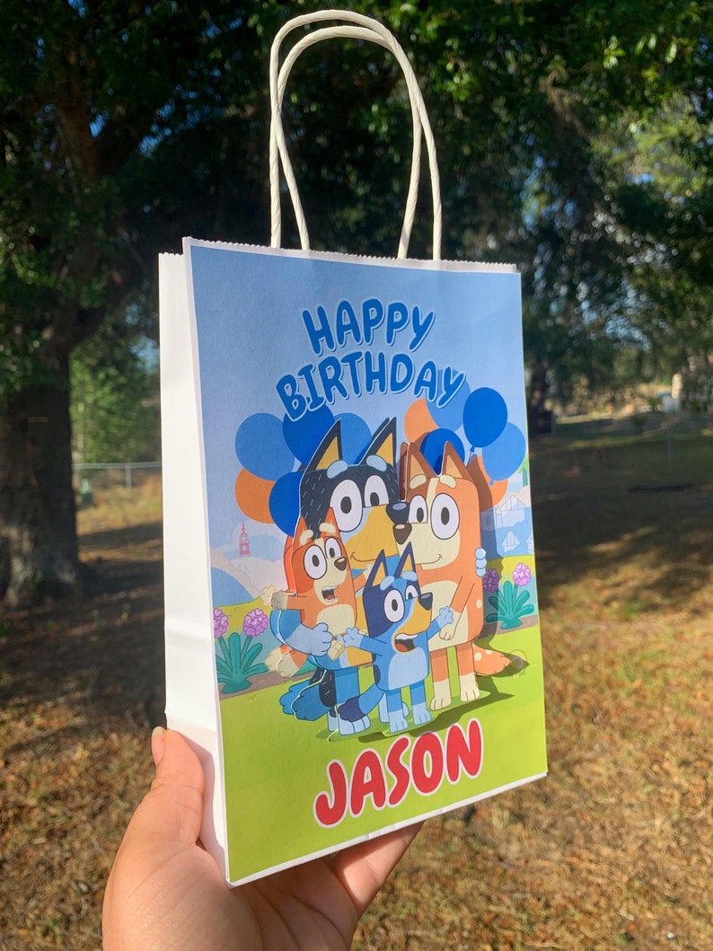 Bluey Favor Bags - Etsy