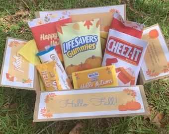 Fall Snack Box - Etsy