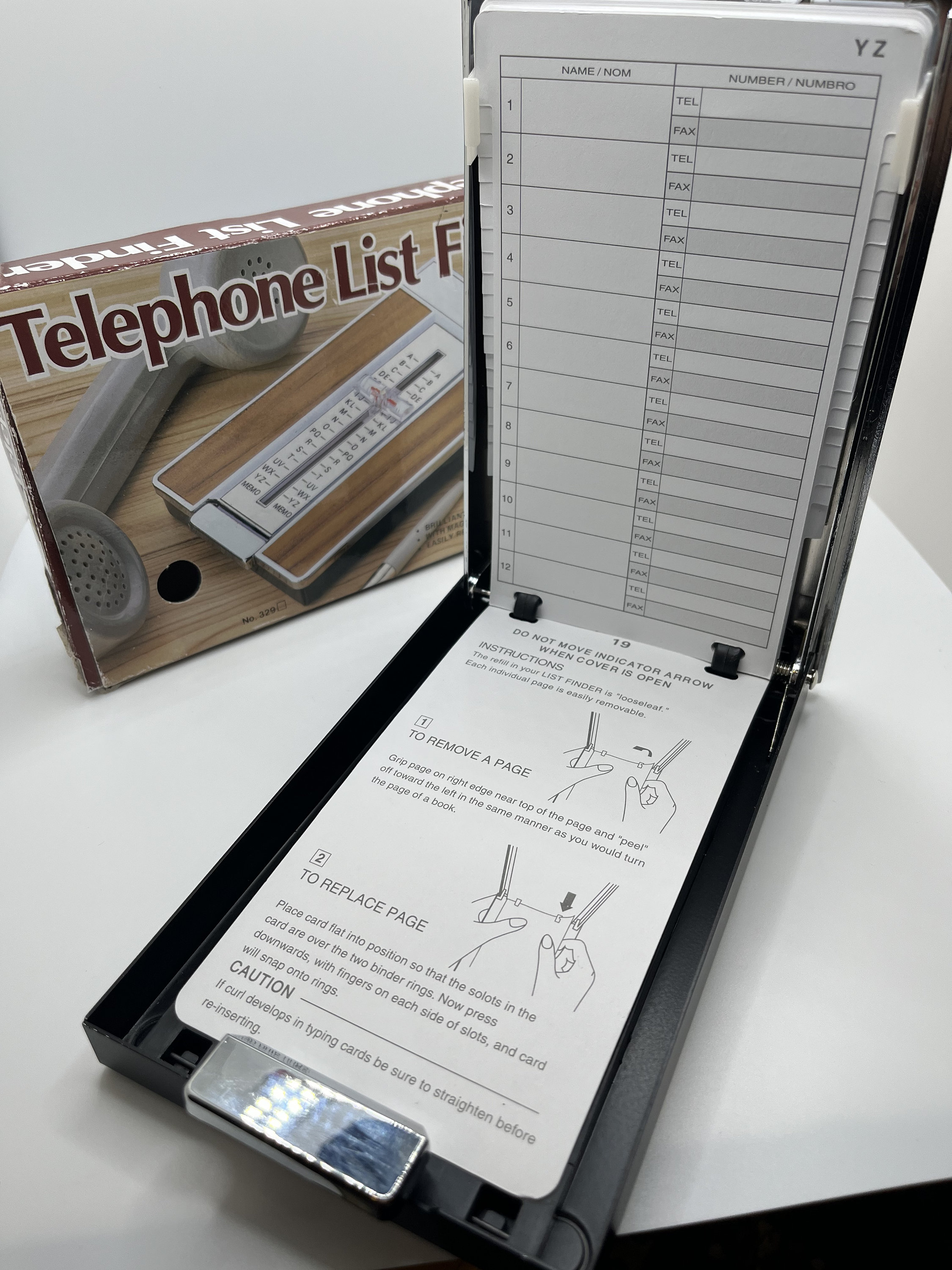Vintage Repetroire Telephone List Finder - Etsy