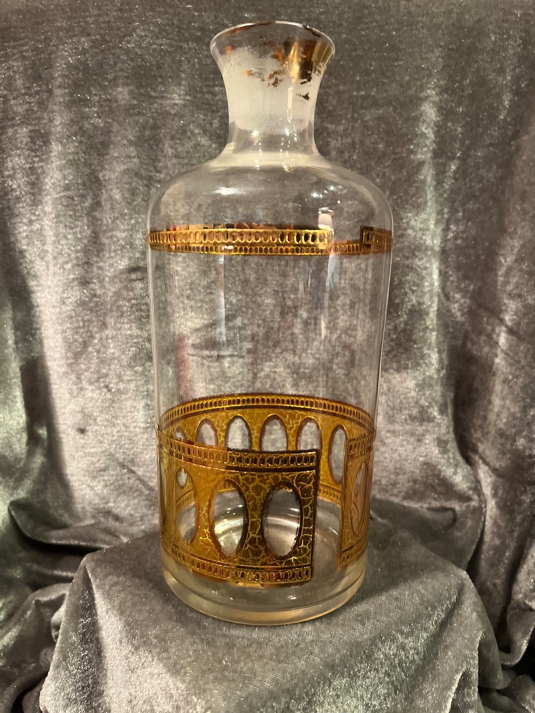 Vintage 1950 Culver Antigua 22-karat Gold Decanter - Etsy