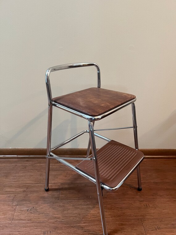 COSCO Vintage Folding Step Stool - Etsy