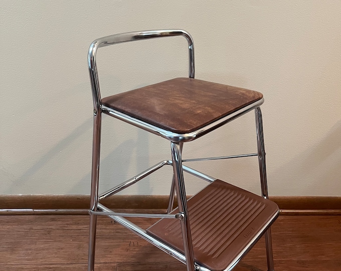 COSCO Vintage Folding Step Stool - Etsy