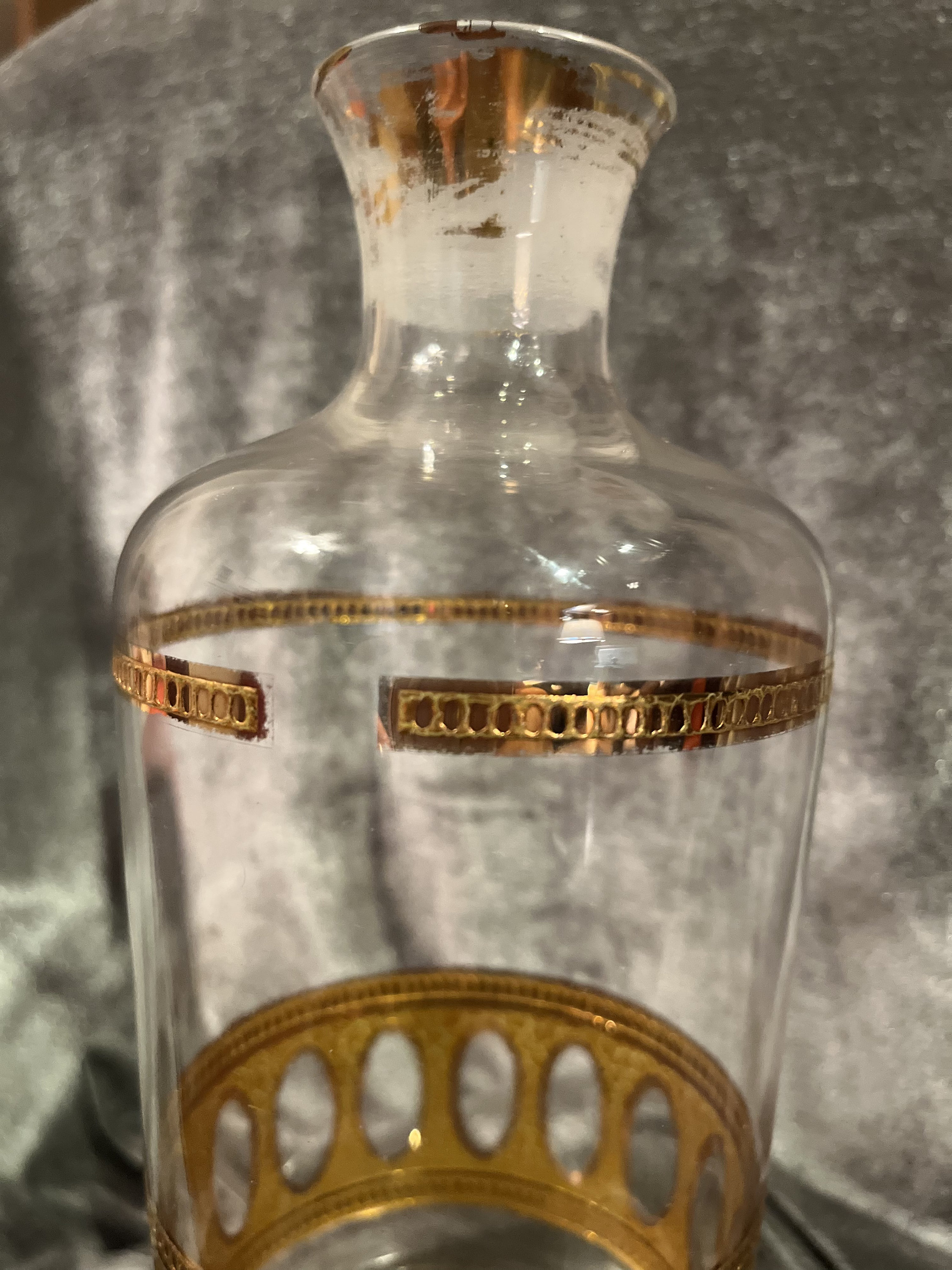 Vintage 1950 Culver Antigua 22-karat Gold Decanter - Etsy