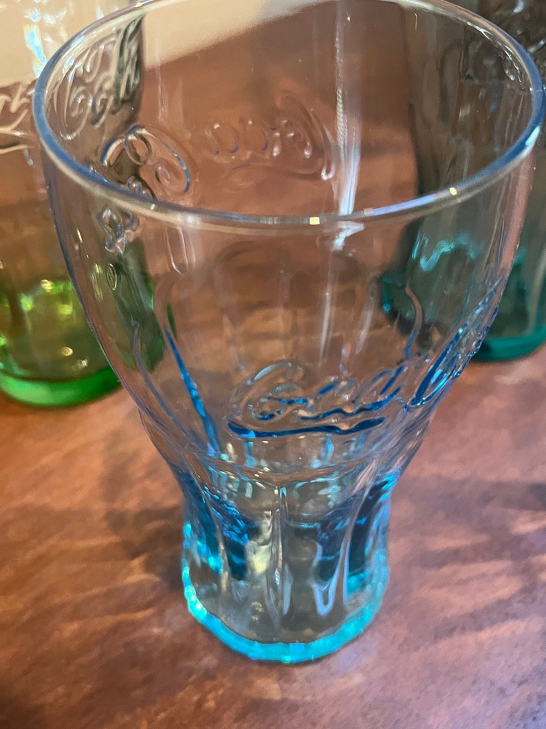 Vintage Coca Cola Glasses Set of 7 - Etsy