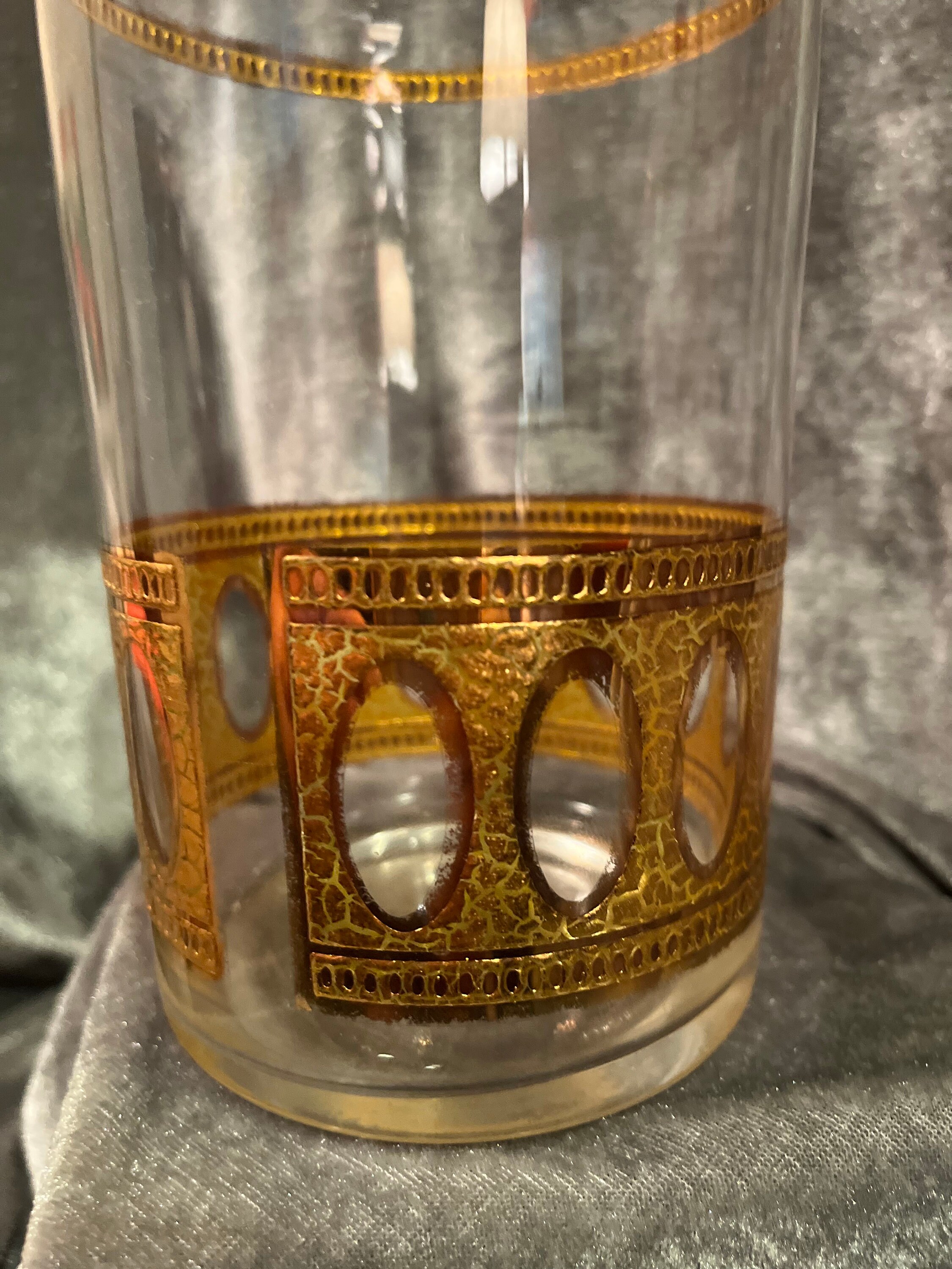 Vintage 1950 Culver Antigua 22-karat Gold Decanter - Etsy