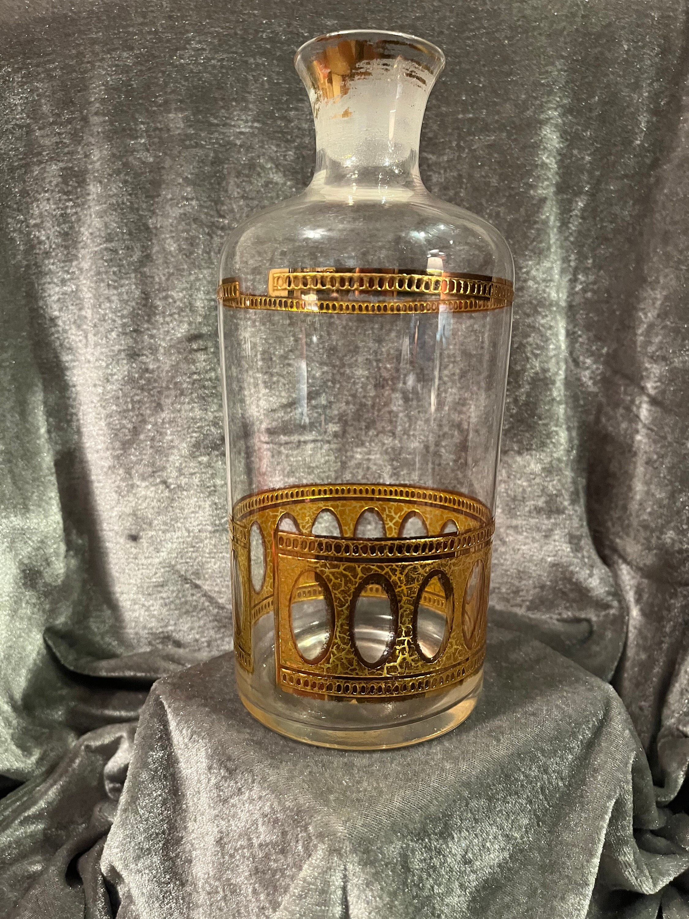 Vintage 1950 Culver Antigua 22-karat Gold Decanter - Etsy