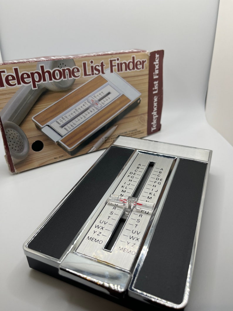 Vintage Repetroire Telephone List Finder - Etsy