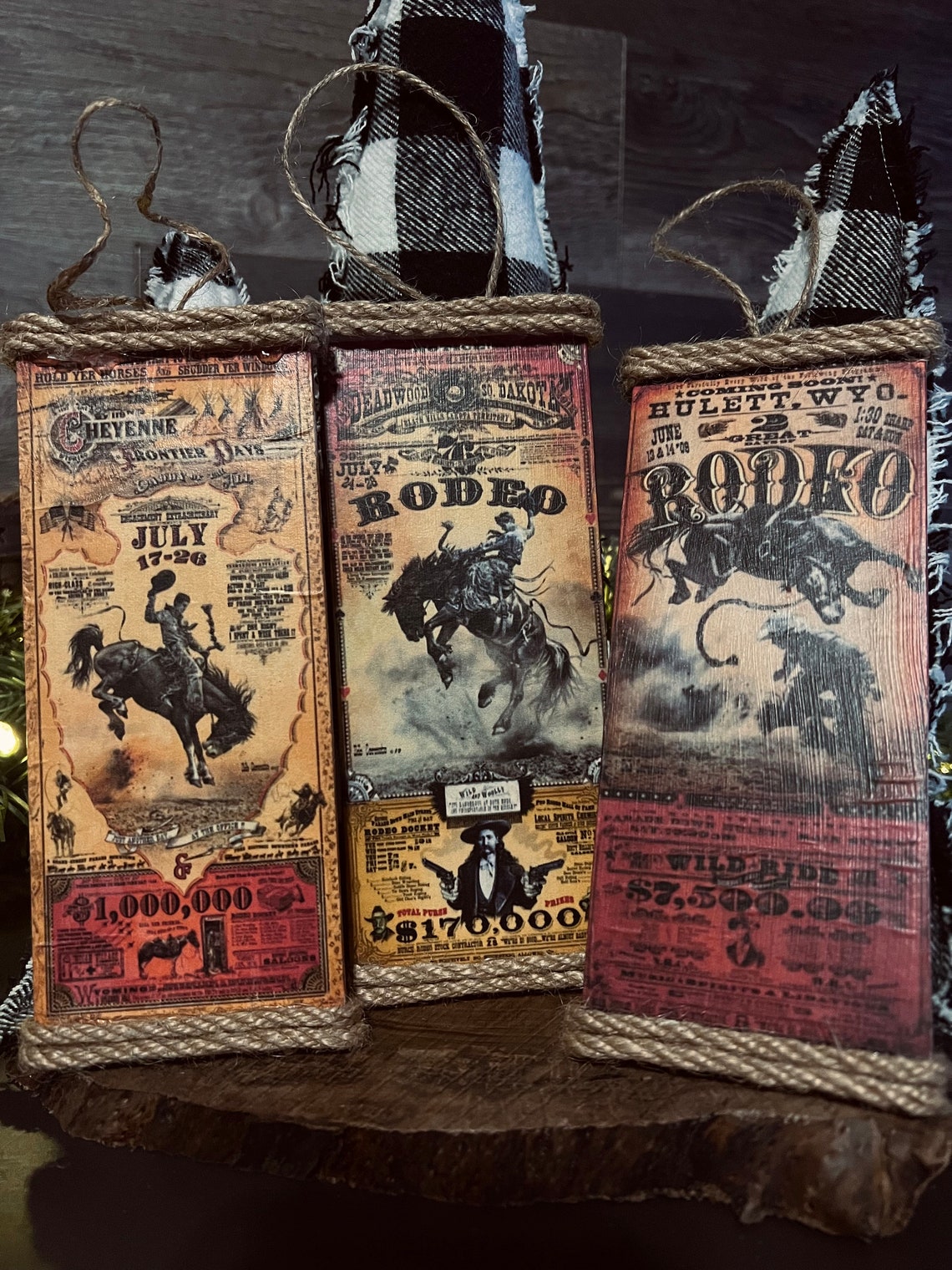 Rodeo Poster Ornaments - Etsy