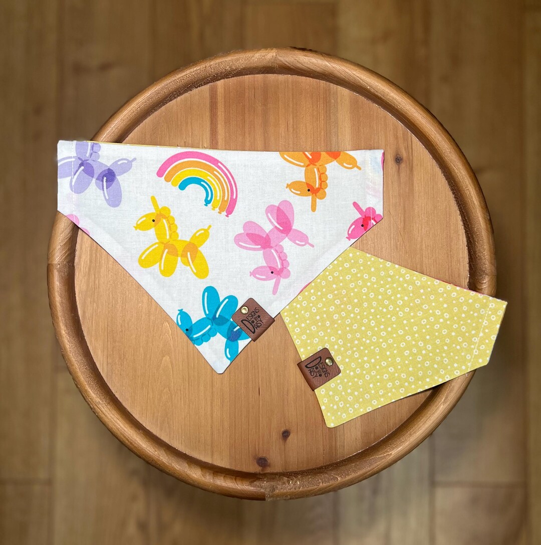 Barkin' Balloons Reversible Over-the-collar Pet Bandana / Balloon ...