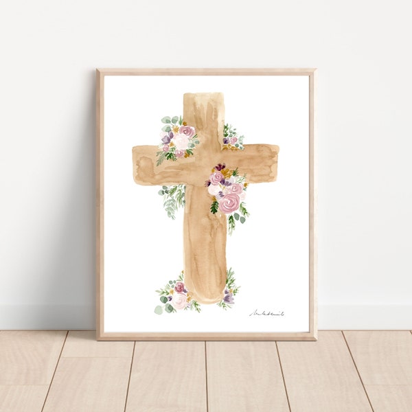 Easter Cross Painting - Etsy