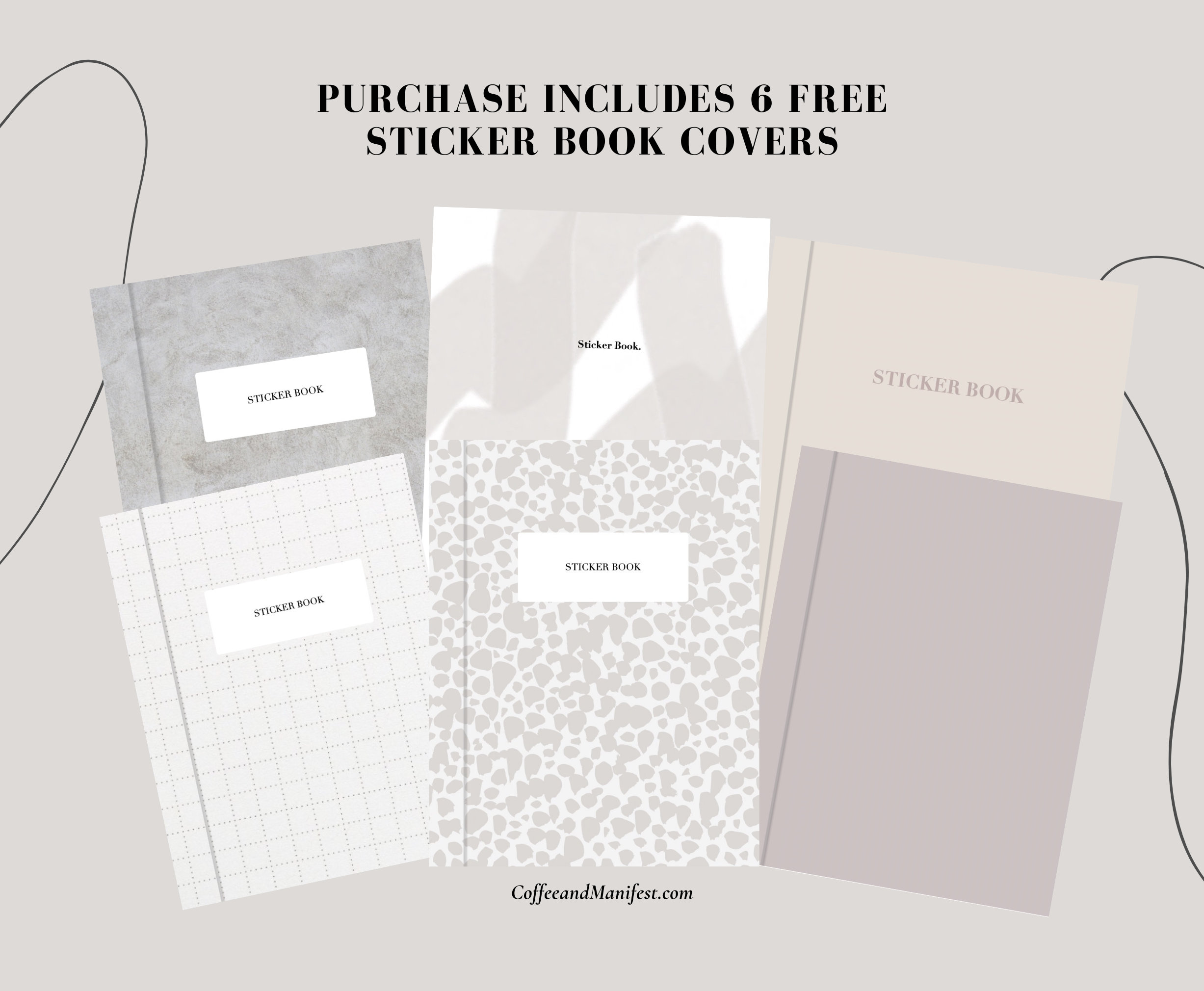 REALISTIC Digital Sticker Book | Realistic & Customizable | Aesthetic ...