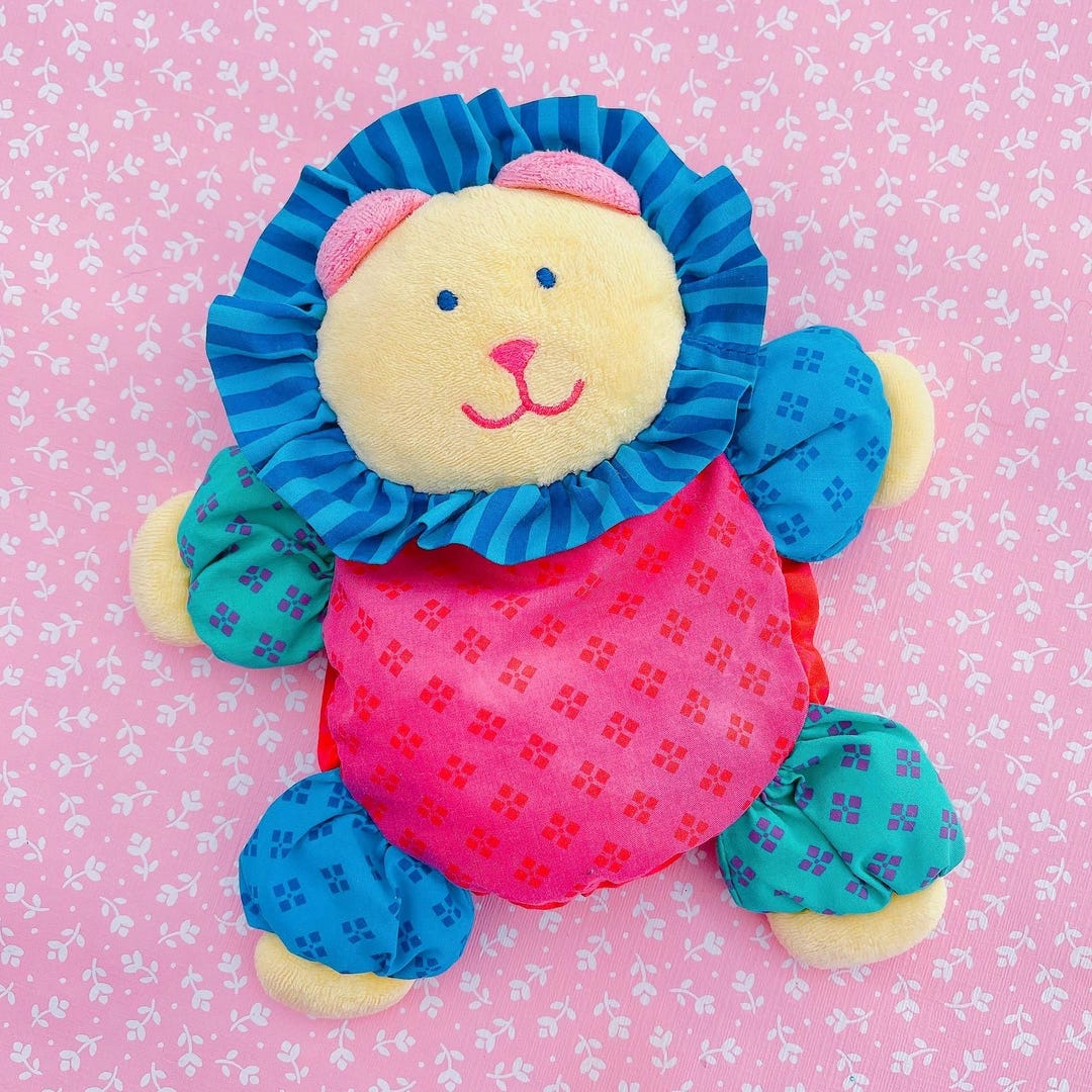 Rare Vintage Eden Clown Lion Plush Kawaii Nostalgic Clowncore / Kidcore ...