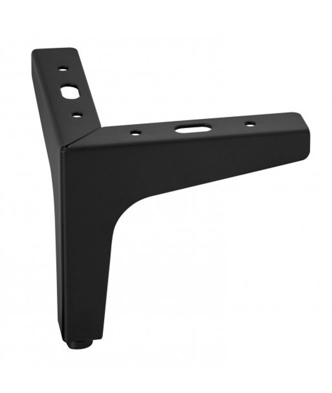 Set of 4 Metal Furniture Corner V Shape Triangle Legs Foot Black Matt ...