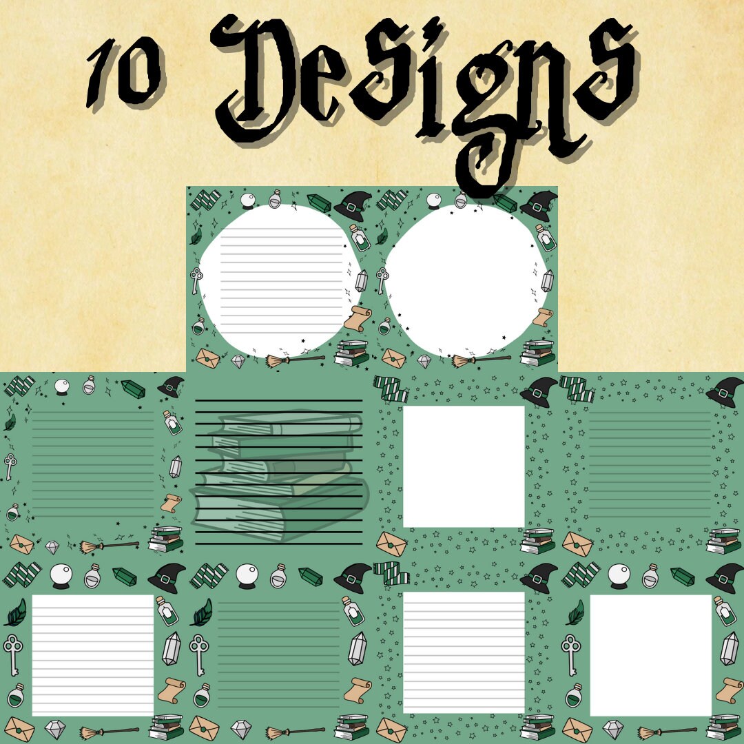 Magical House Notepads: 10 Designs Instant Download Unleash - Etsy Canada