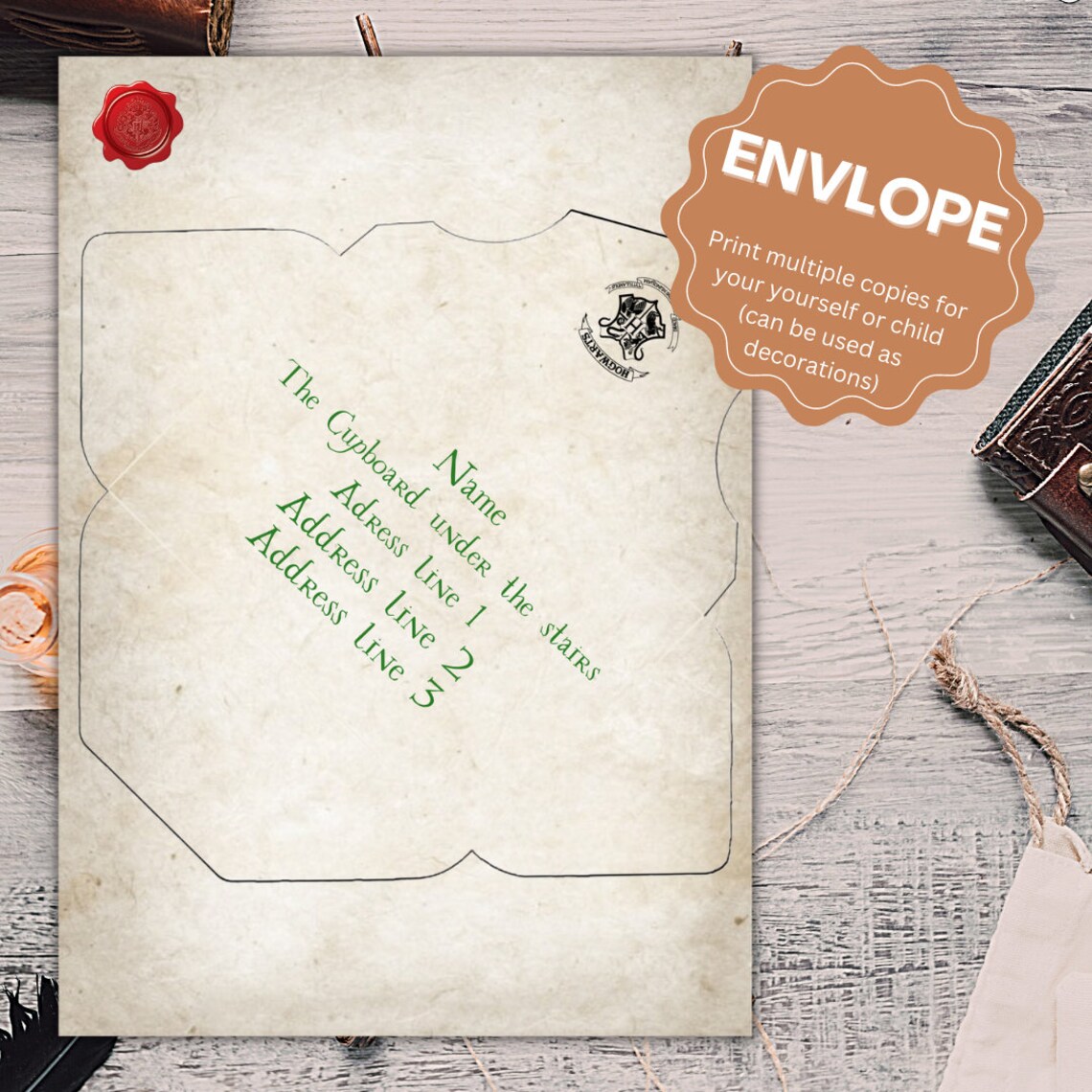 Editable Wizarding Acceptance Letter Canva Template for Unlimited ...
