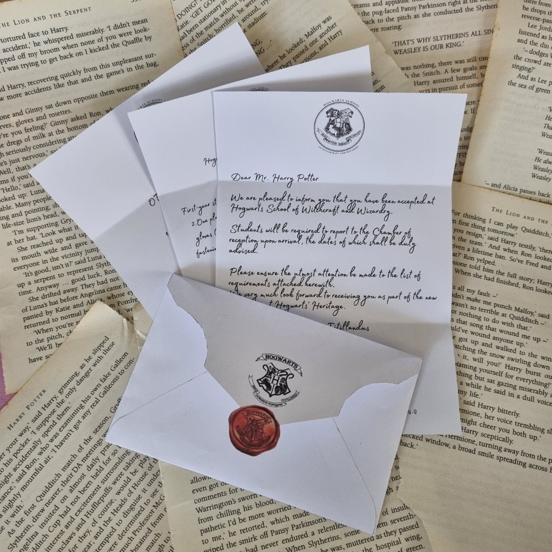 Editable Wizarding Acceptance Letter Canva Template for Unlimited ...