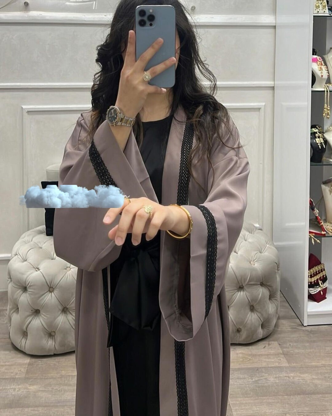 Ramadan Abaya 2024 Moroccan Open Kimono Eid Hijab Maxi Dress Women's ...