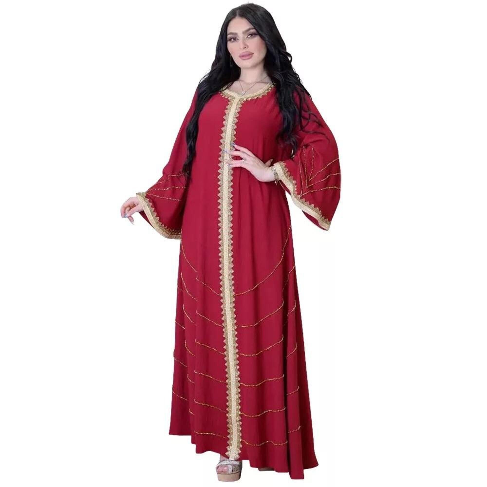 Eid Al-adha Robe Women Autumn 2022 Vintage Ethnic Striped - Etsy