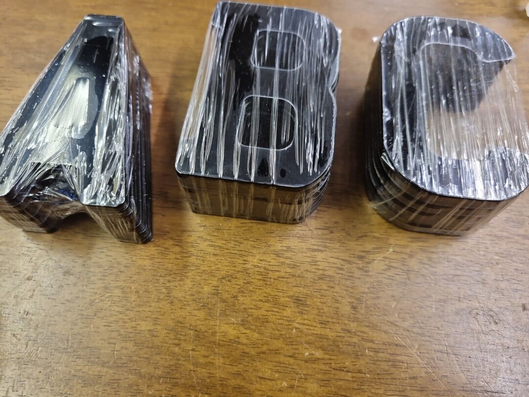 4D LASER CUT Letters Number Plates/signs Self Peel Adhesive 3mm - Etsy UK