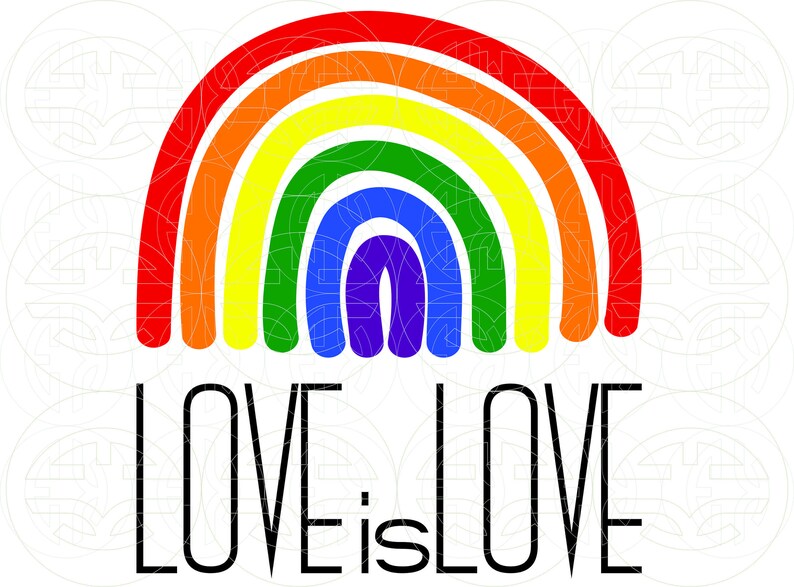 Love is Love Instant Digital Download. Svg Eps Png Dxf Cut Files ...