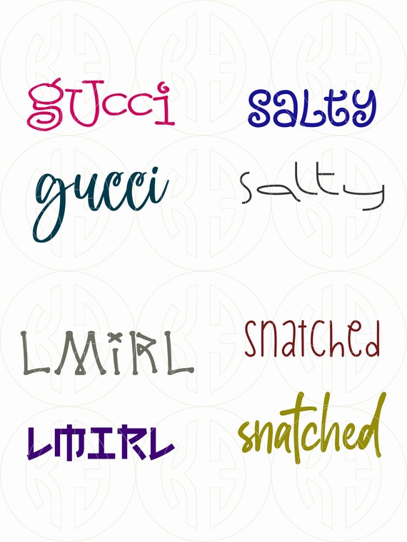 Gucci Snatched LMIRL Salty Instant Digital Download. Svg Eps - Etsy